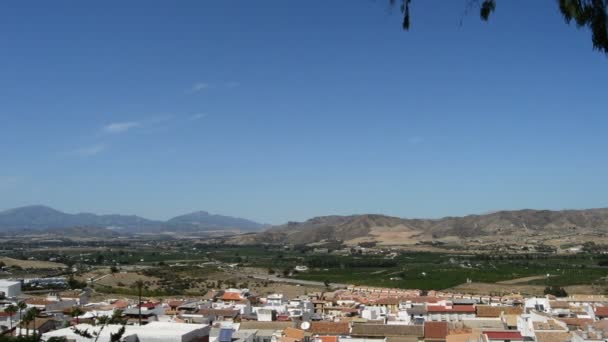 Overview of Cartama, inland village of Andalucia, Spain — Stock Video ...