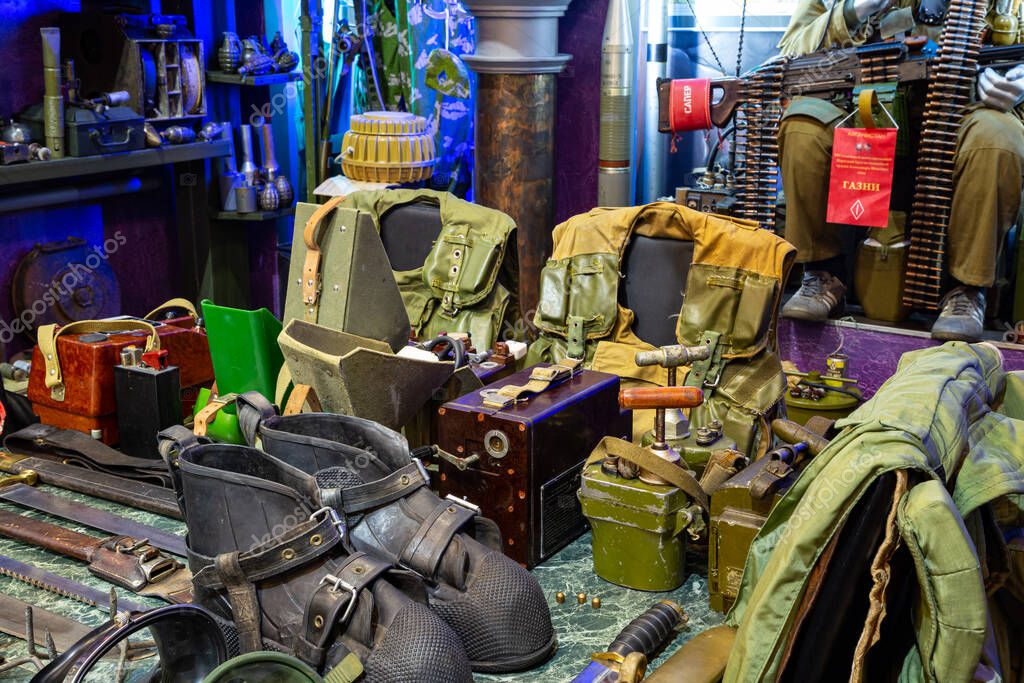 Khmelnytsky. Ucrania. 26 de enero de 2021. Museo de la Guerra en ...