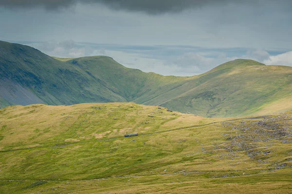 Wyddfa View Snowdon Ranger Path Mountain Train Highest Mountain Wales ...