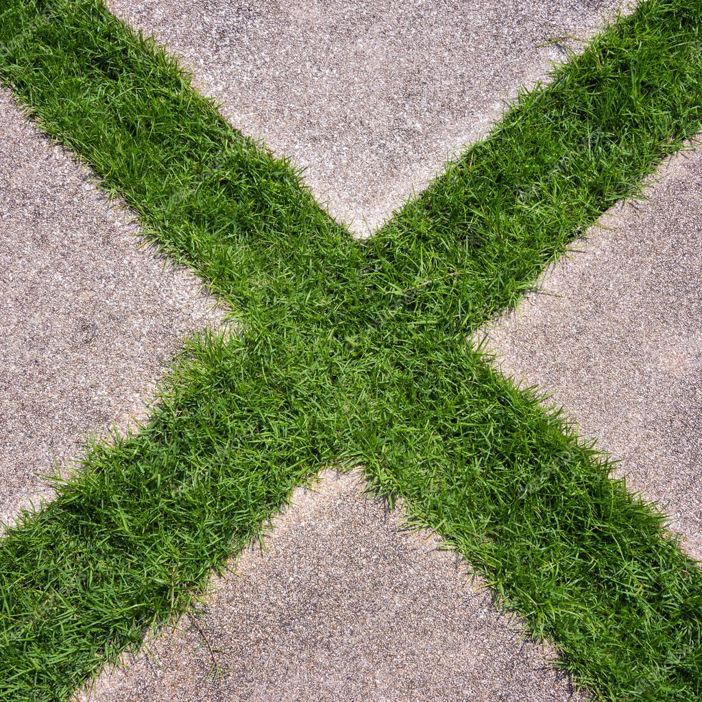 Pathway with green grass. Stock Photo by ©nirutdps 104649572