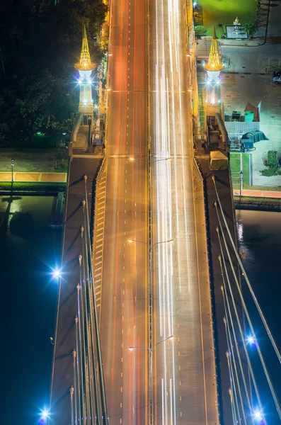 View of the Rama VIII Bridge. - Stock Image - Everypixel