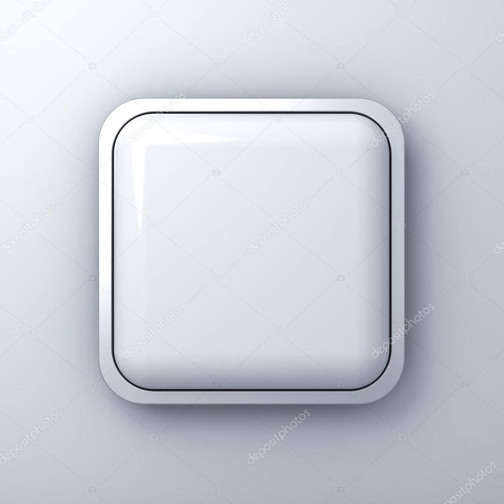 3d Square Button