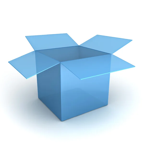 Open blue box Stock Photo by ©valdum 74293555