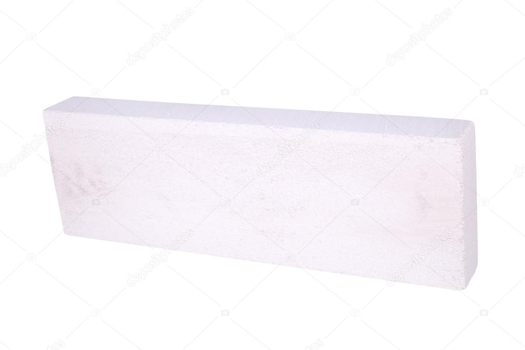 Stack of white Lightweight Concrete block, Foamed concrete block Stock ...