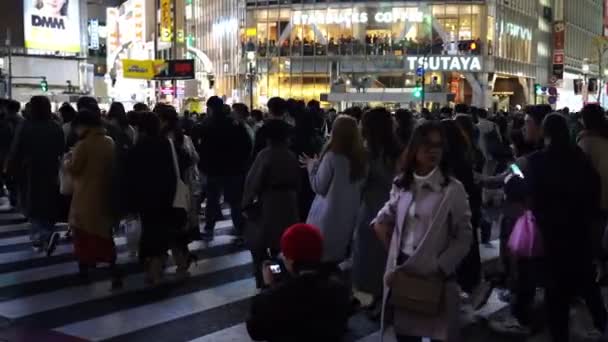 Tokyo Japan March 2019 Crowds People Walking Shibuya Famous Crossing ...