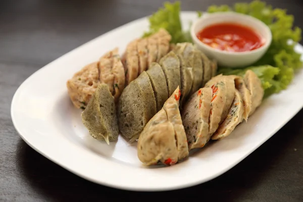 Vietnamese sausage pork with sauce Stock Photo by ©geargodz 58917379