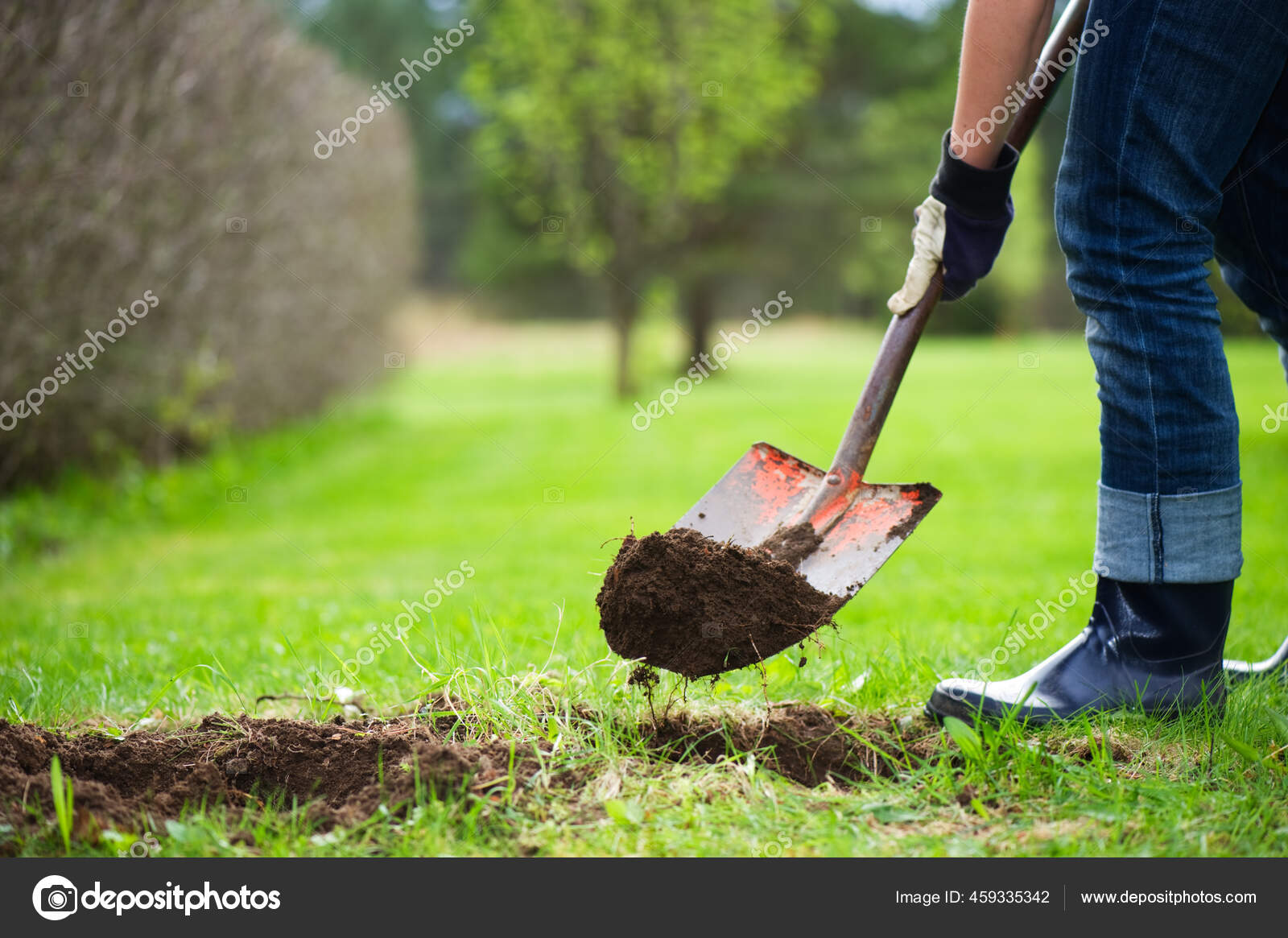 Shovel In Ground