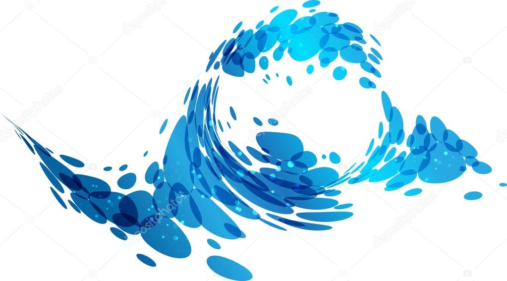 Aqua background, water splash vector Stock Vector Image by ©appelsina ...