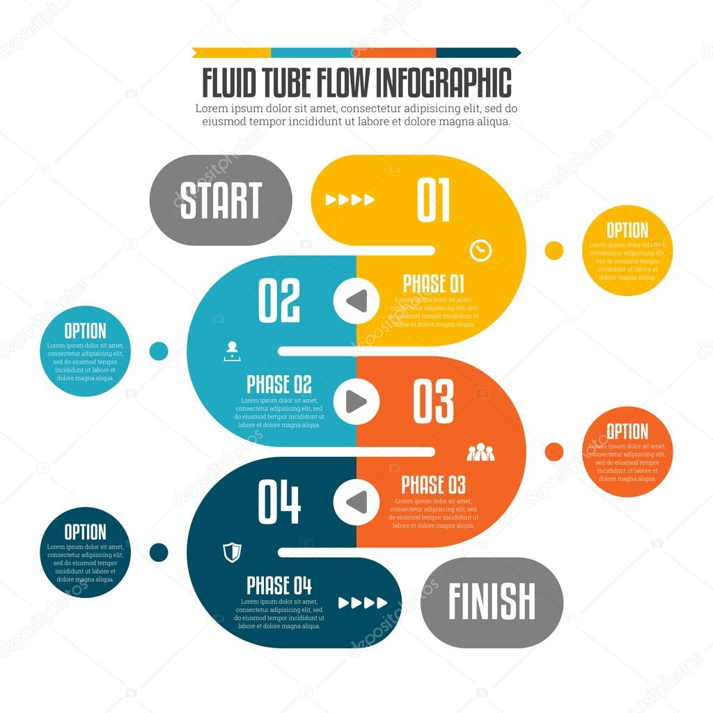 Image vectorielle Fluid Tube Flow Infographie par ©herminutomo - 85348466