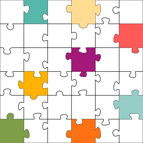 Seamless puzzle - easy change color Stock Vector Image by ©happyroman ...