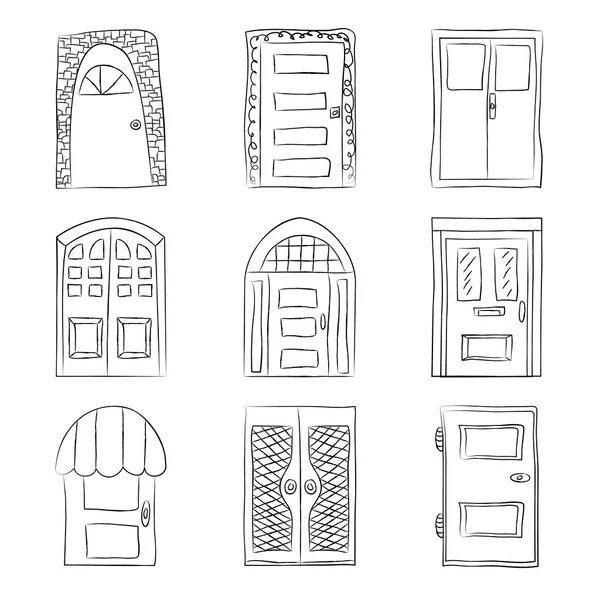 Old door icon Vector Art Stock Images | Depositphotos