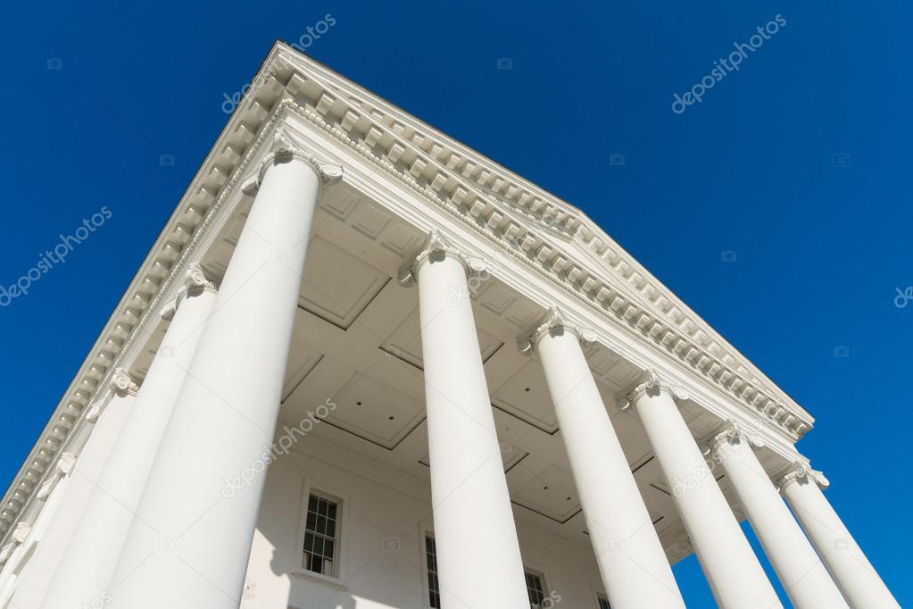 Classic portico architecture — Stock Photo © kzlobastov #53955115