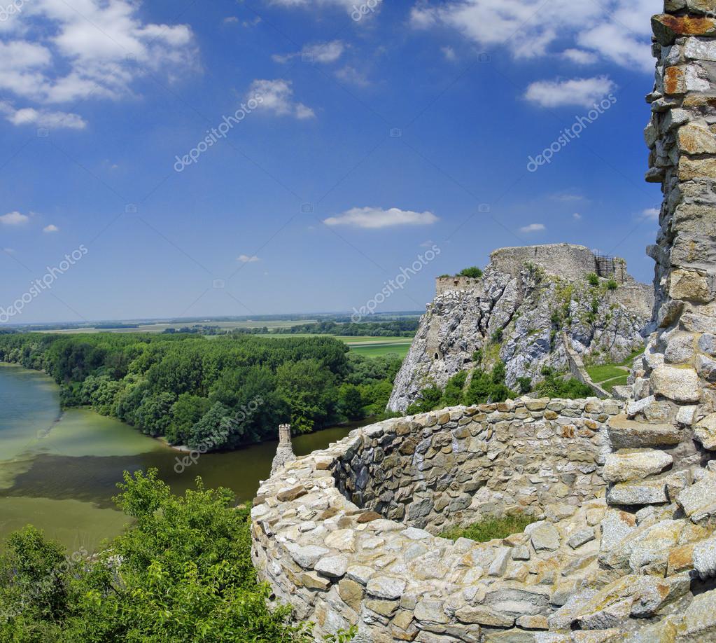 Devin Castle, Slovakia ⬇ Stock Photo, Image by © gadzius #77967894