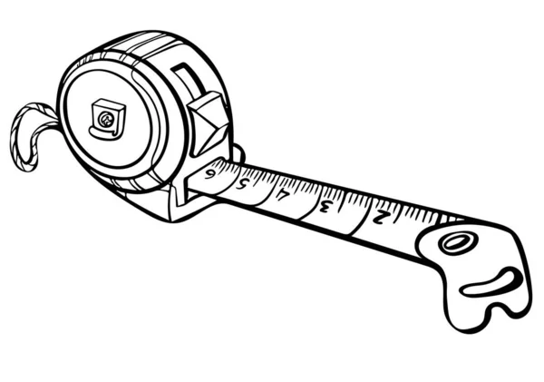 Measuring Tape Clipart Black And White
