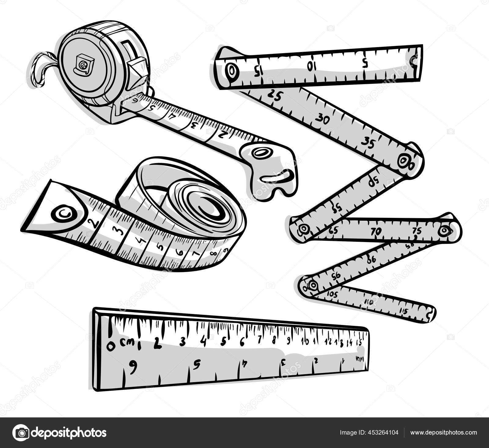 Measuring Tape Drawing