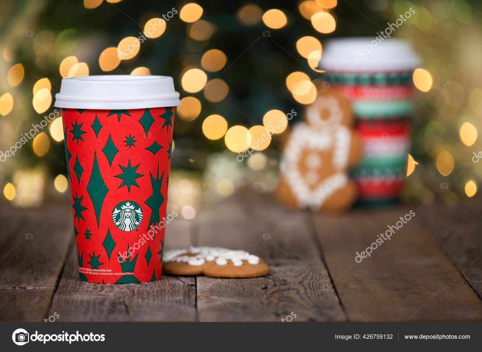 Starbucks Christmas Background