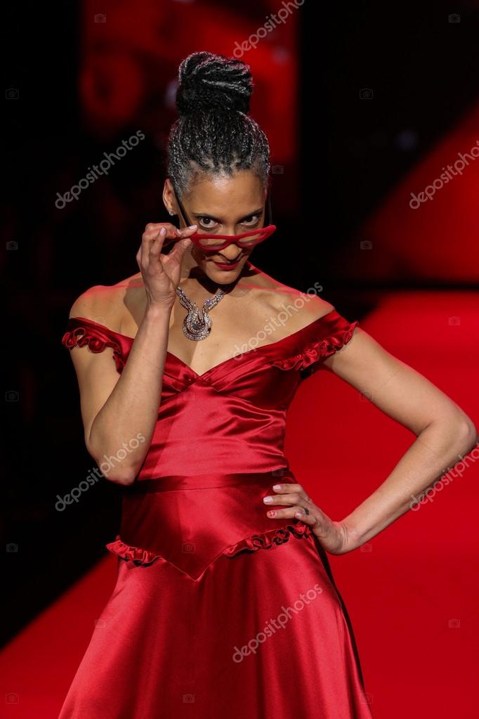 Carla Hall walks the runway – Stock Editorial Photo © fashionstock ...