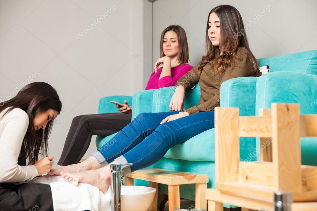 Getting A Pedicure