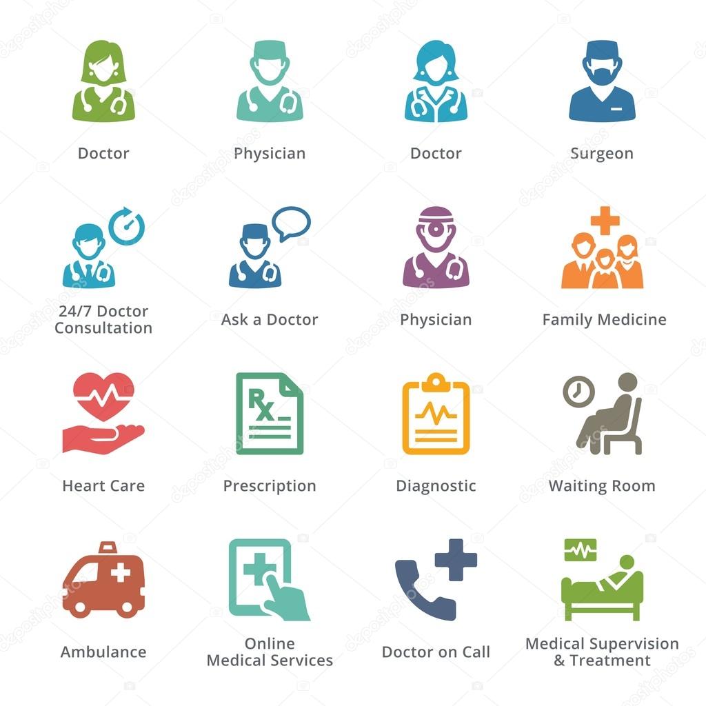 Medical Services Icons Set 3 - Sympa Series | Colored — Stock Vector ...