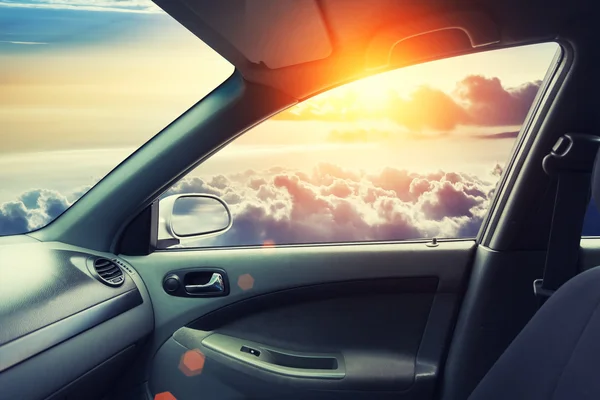 Interior of car with open window Stock Photo by ©merrydolla 115036088