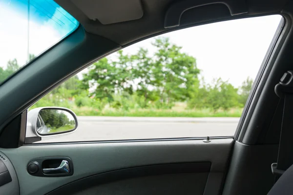 Interior of car with open window Stock Photo by ©merrydolla 115036088