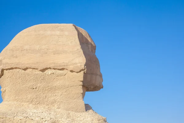 Full Sphinx Profile Pyramids Walkway Giza — Stock Photo © pius99 #106173594