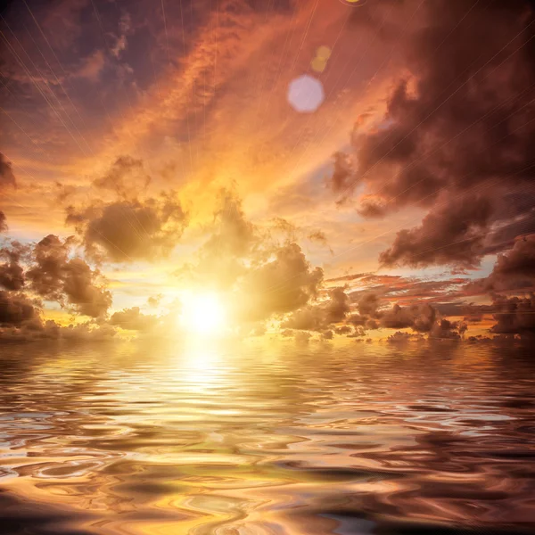 sunset sky background - Stock Image - Everypixel