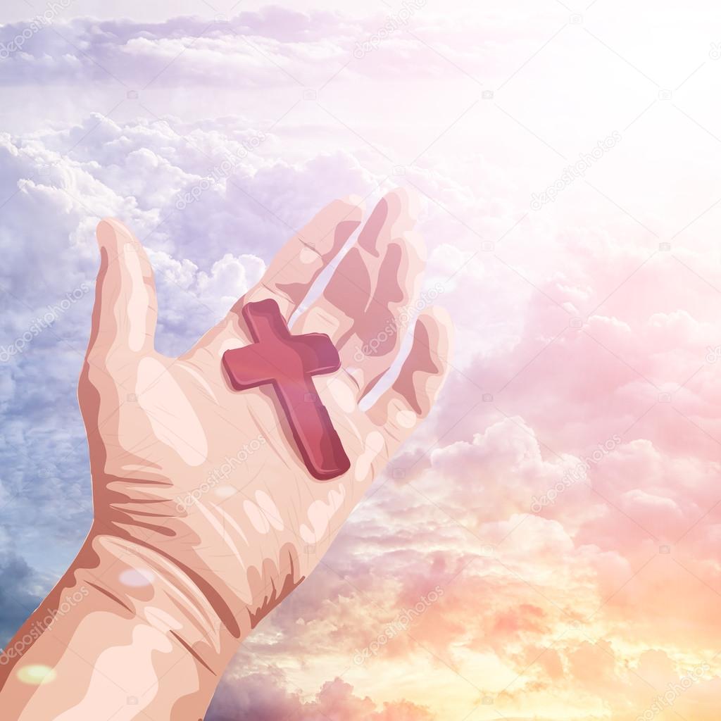 Cross in hand Stock Photo by ©merrydolla 87997644