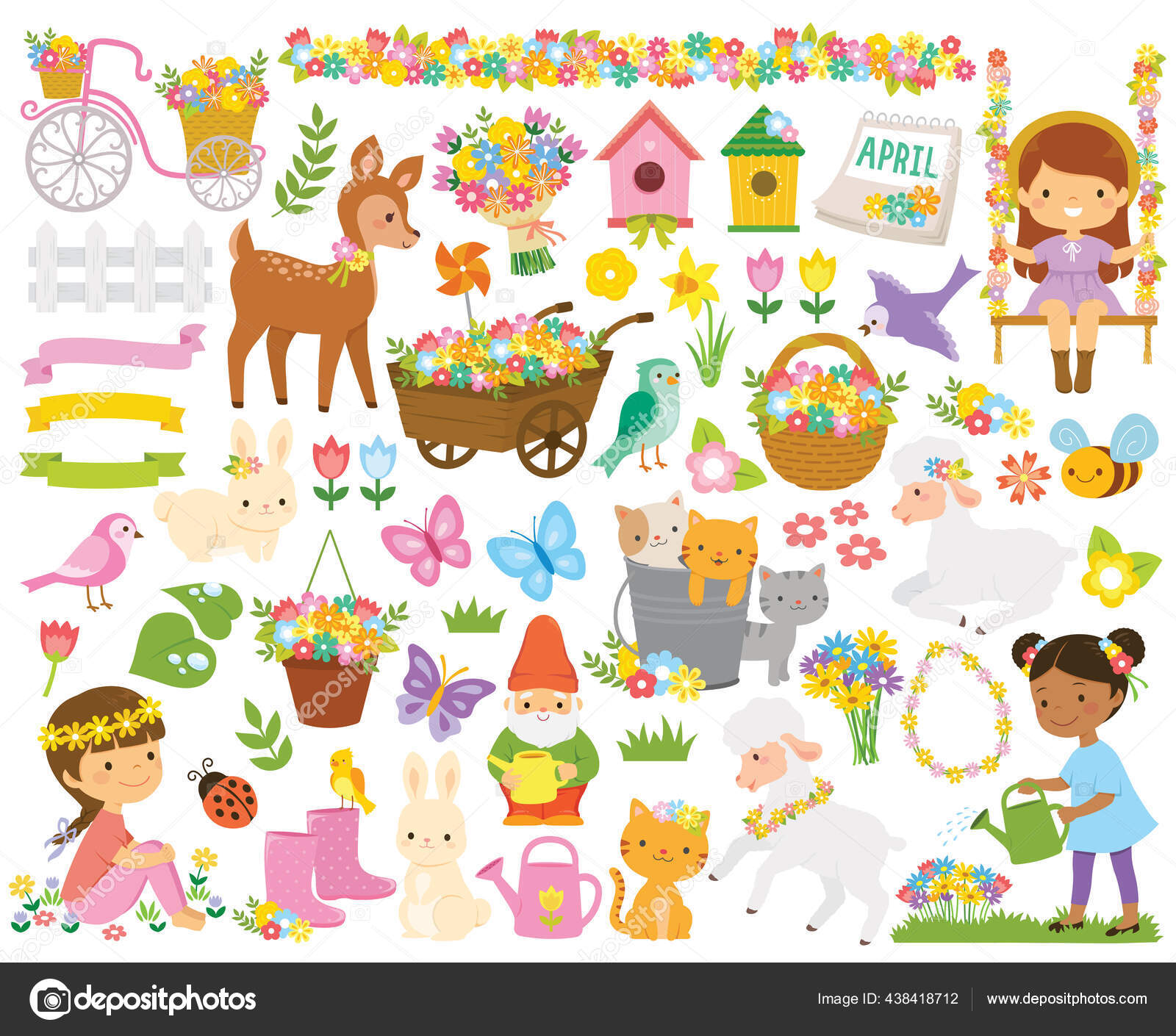 Spring Seasons Clipart