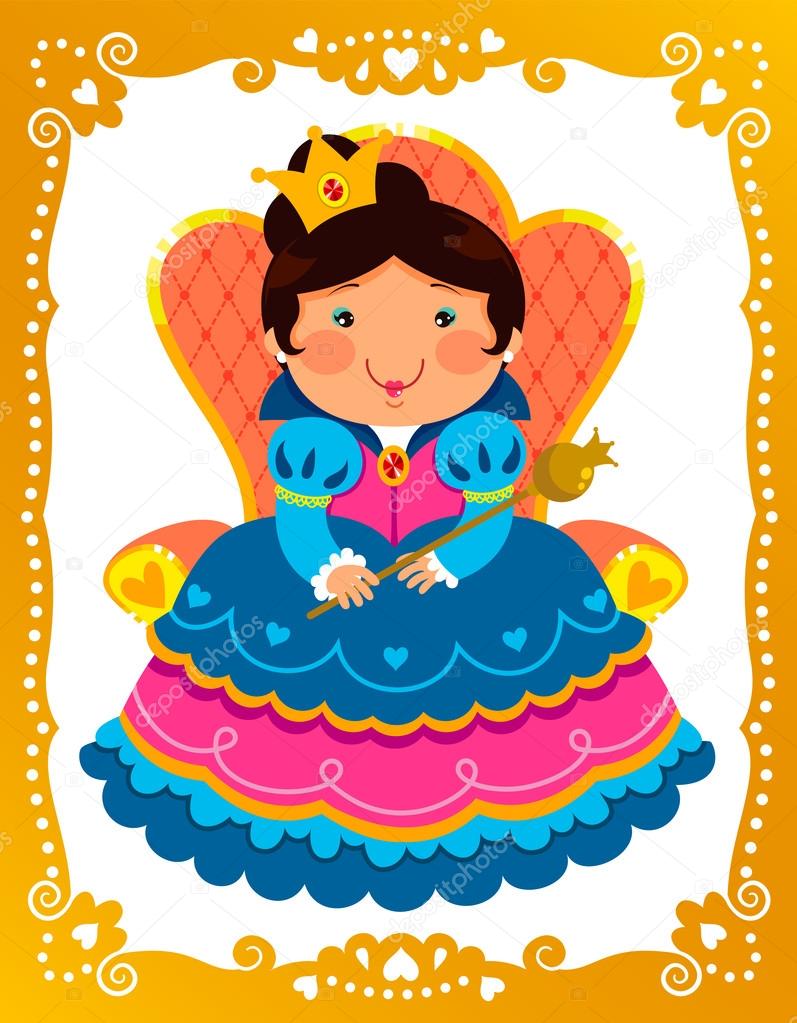 Reina de dibujos animados 2024