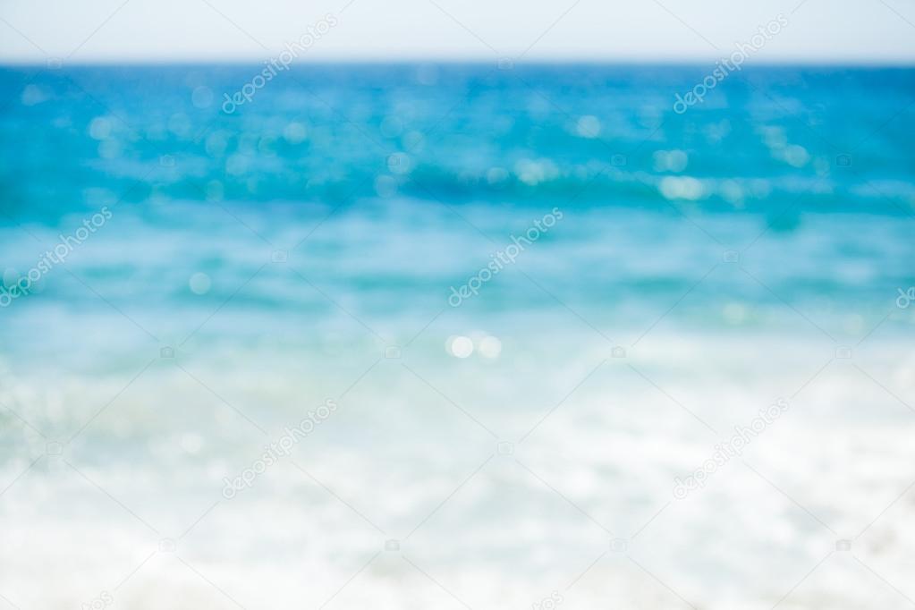 Blurred sea blue water background. Stock Photo by ©Milazed 86375456