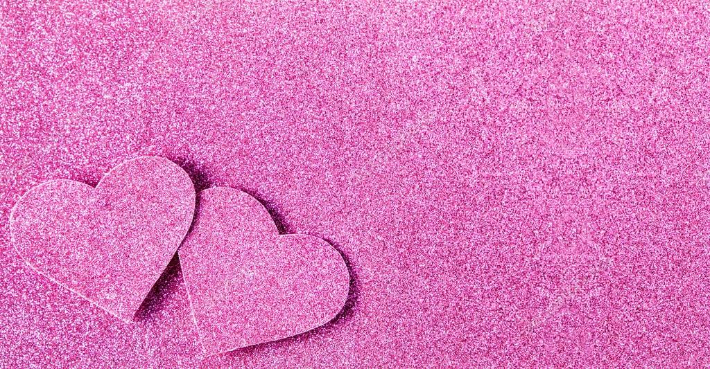 Pink glitter shiny abstract valentines day background — Stock Photo ...