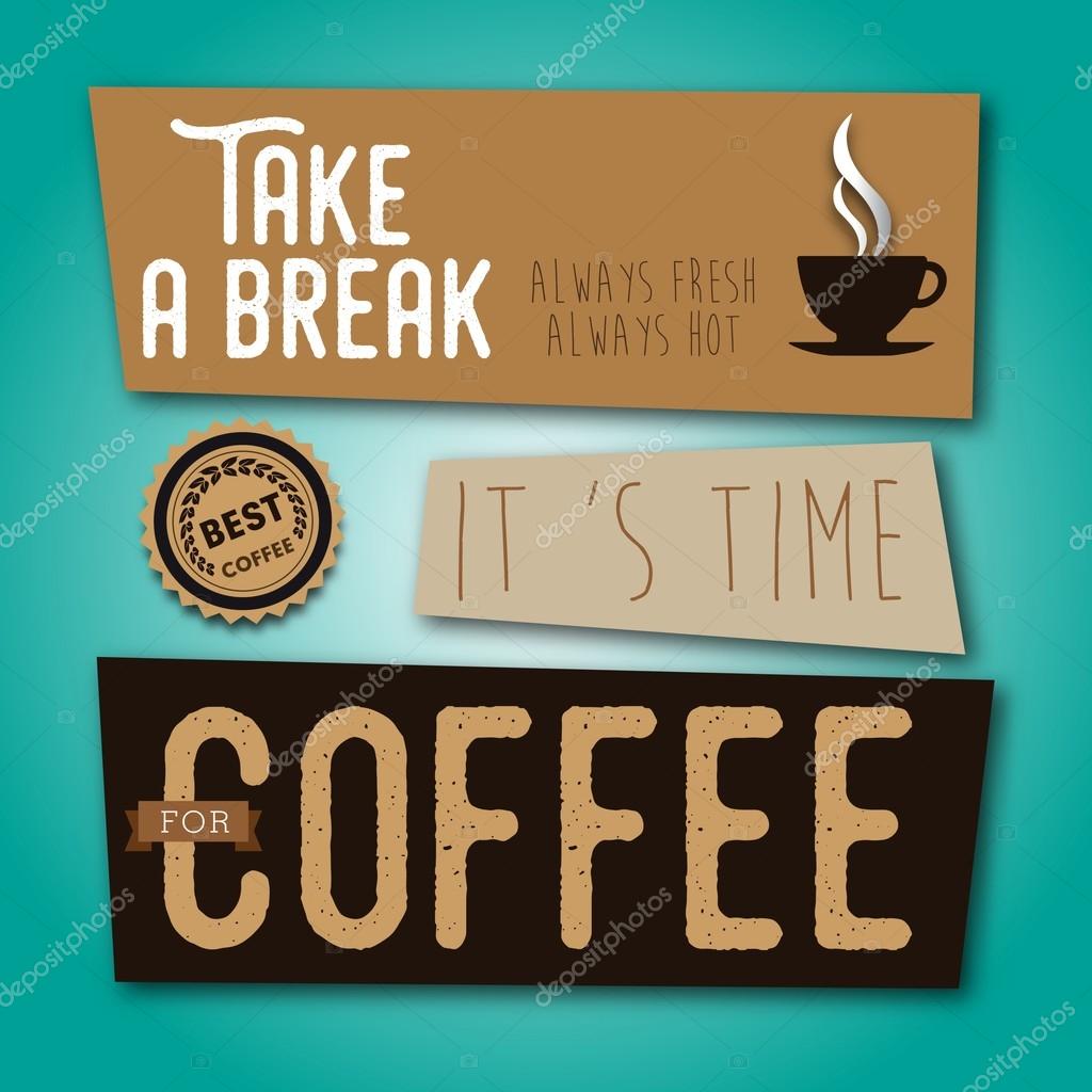Coffee background poster card Stock Vector Image by ©matju78 #107751266