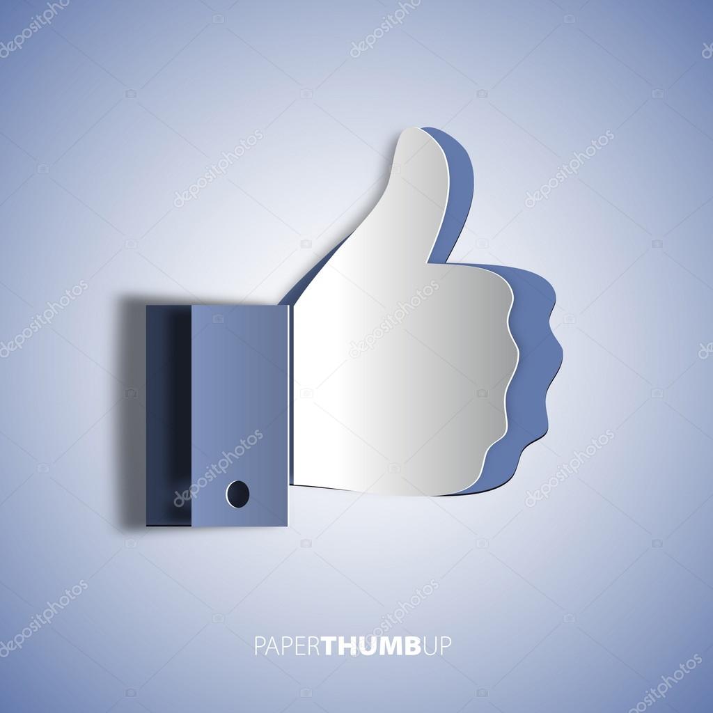 Papercut icon social networks Stock Vector Image by ©matju78 #53075429