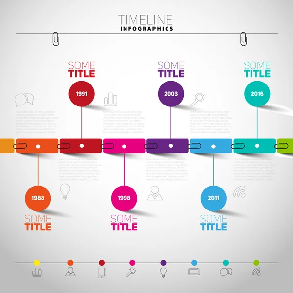 Timeline Infographic — Stock Vector © matju78 #57967339