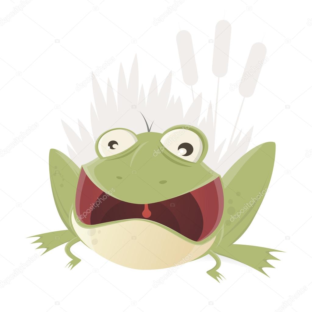 Frog Croaking Clip Art