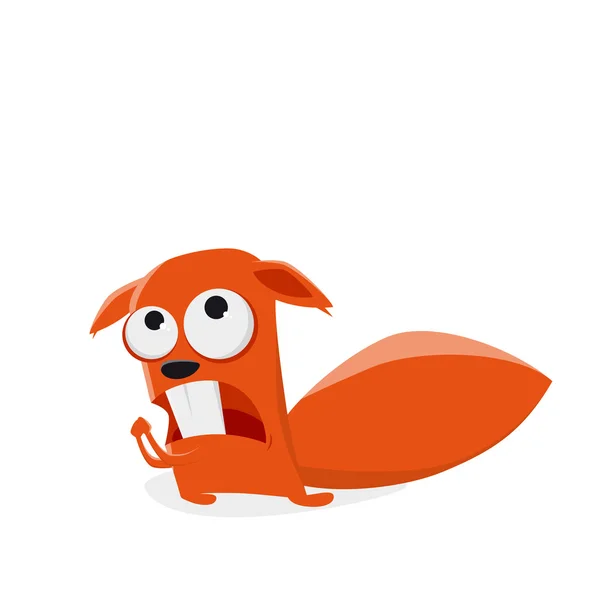 Gorged cartoon squirrel Stock Vector by ©shockfactor.de 115835622