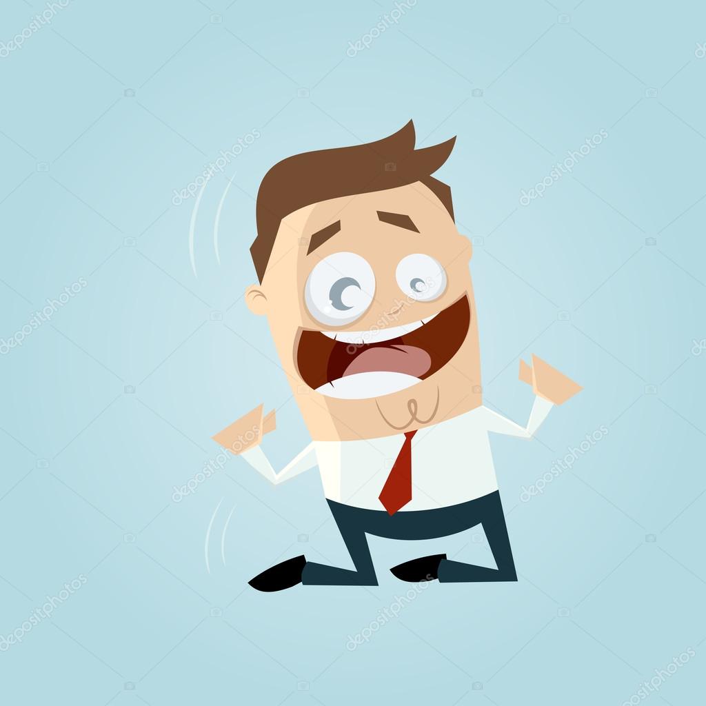 Animated Cheering Man