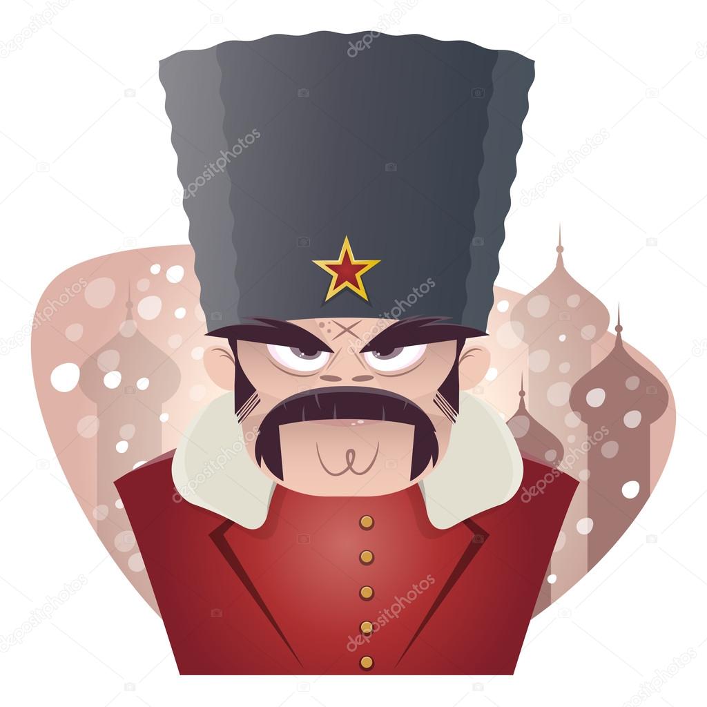 Angry russian or soviet man Stock Vector Image by ©shockfactor.de #67104471