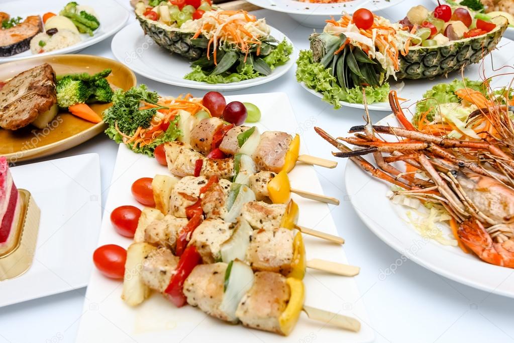 Many food — Stock Photo © tiverylucky #71673435