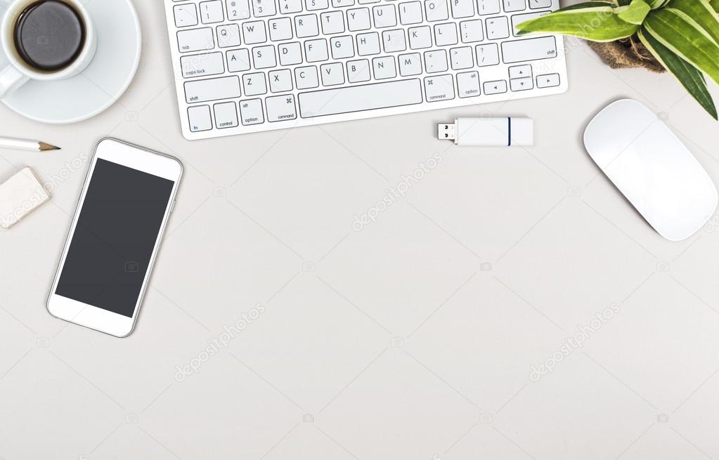 Office desk header image Stock Photo by ©Mactrunk 110982134