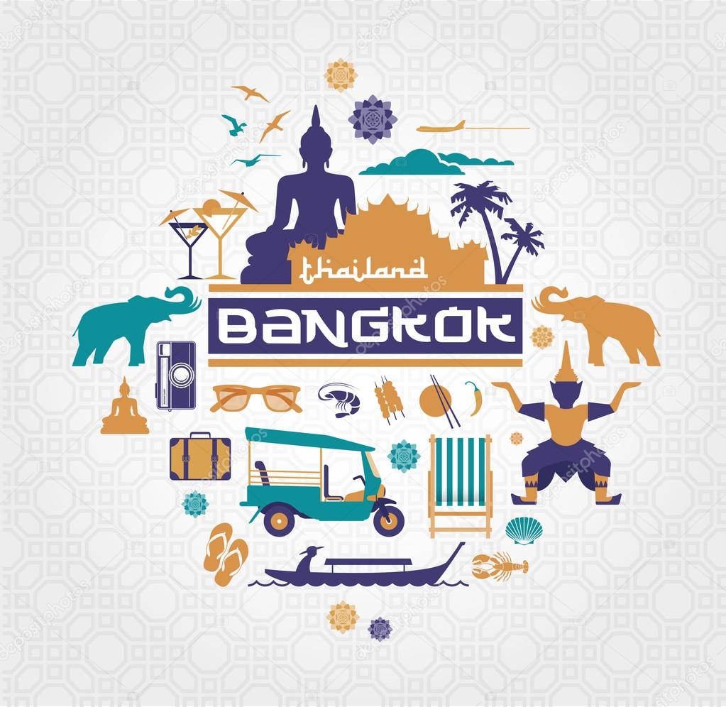 Bankok Stock Vector Image by ©Mactrunk #67855619