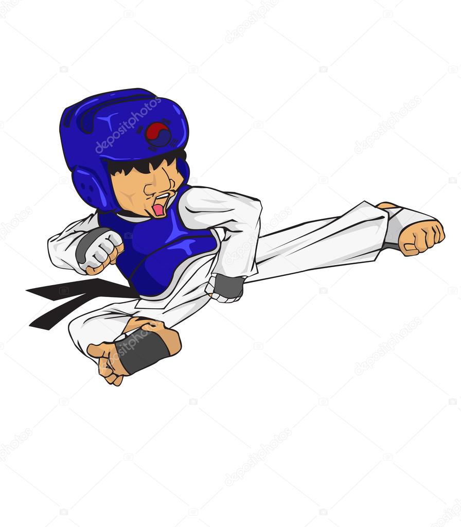 Image vectorielle Du taekwondo. Art martial par ©theyui - 102474886