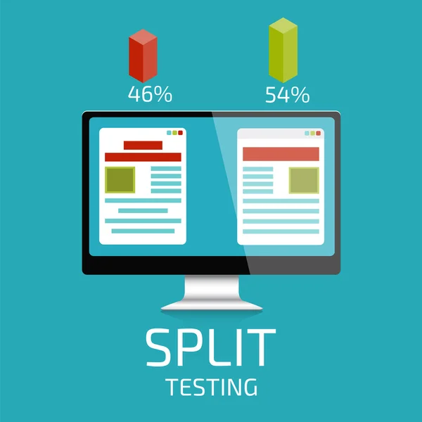 785 Split test Vector Images, Split test Illustrations | Depositphotos