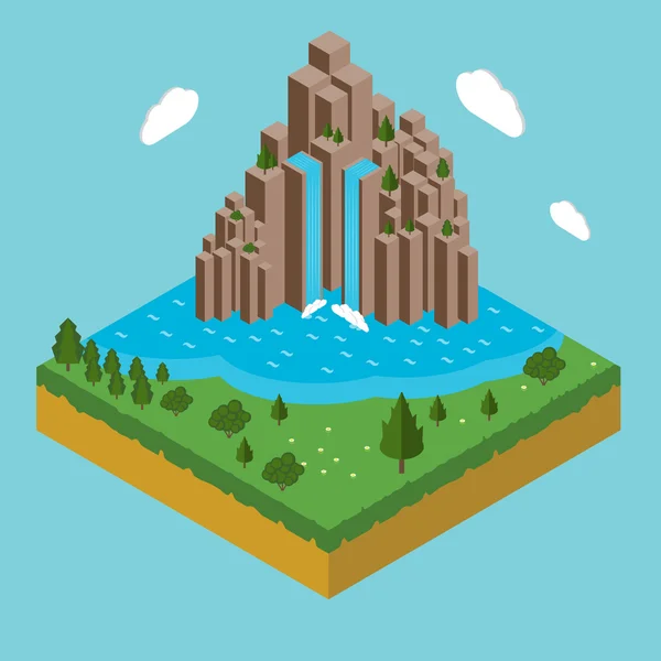 ᐈ Isometric landscape stock vectors, Royalty Free isometric landscape ...