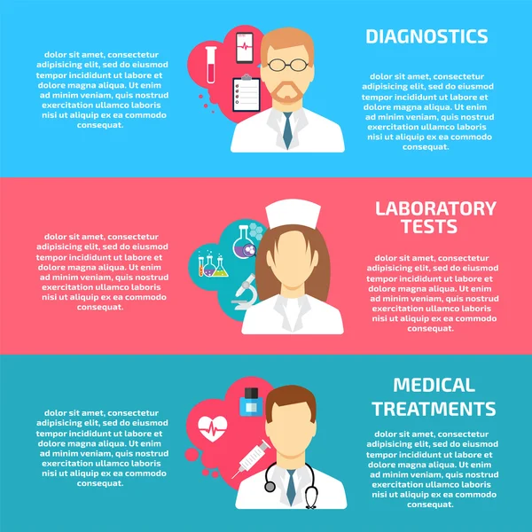 Doctor banner Vector Art Stock Images | Depositphotos