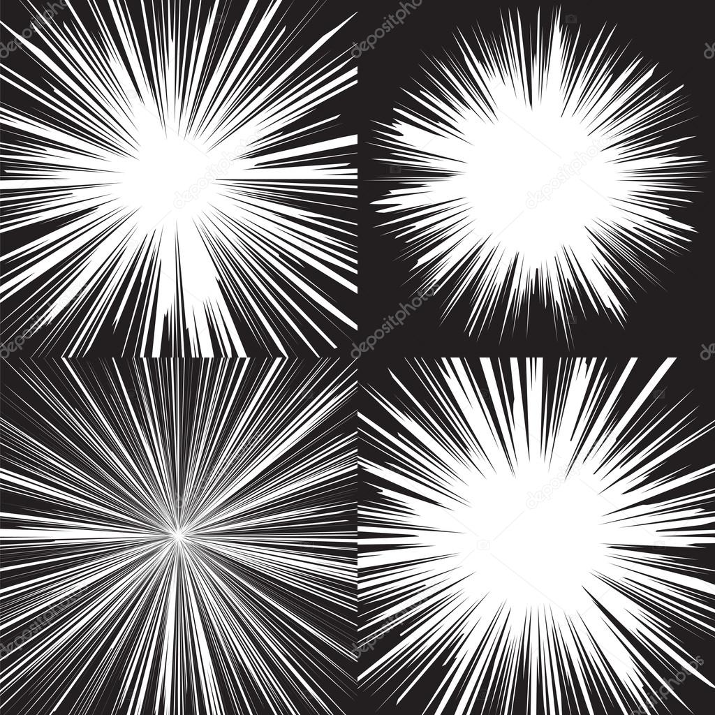 Radial speed lines Stock Vector Image by ©AnSim #95165112