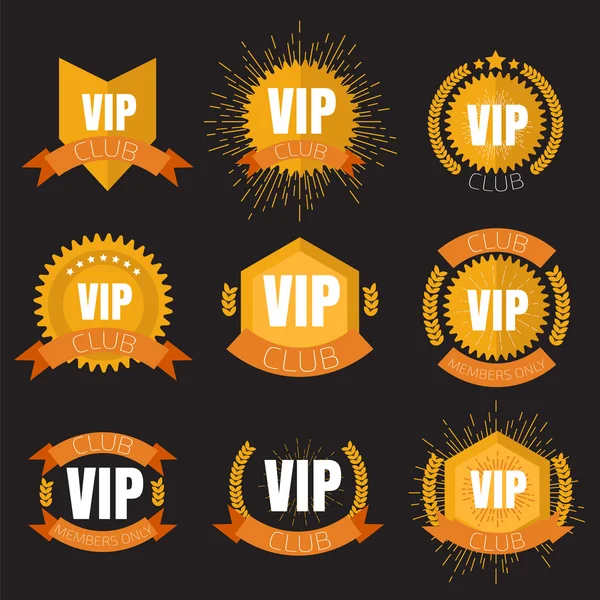 Vip club members only logo emblem Vector Art Stock Images | Depositphotos
