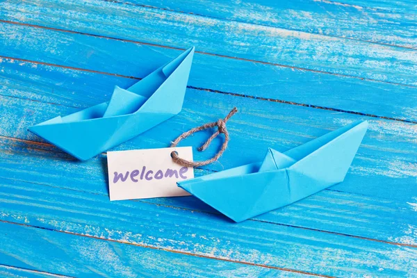 Welcome sign with boats Stock Photos, Royalty Free Welcome sign with ...