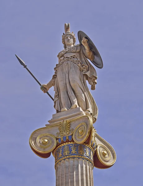 Athena statue in the Academy of Athens ,Greece Stock Photo by ...
